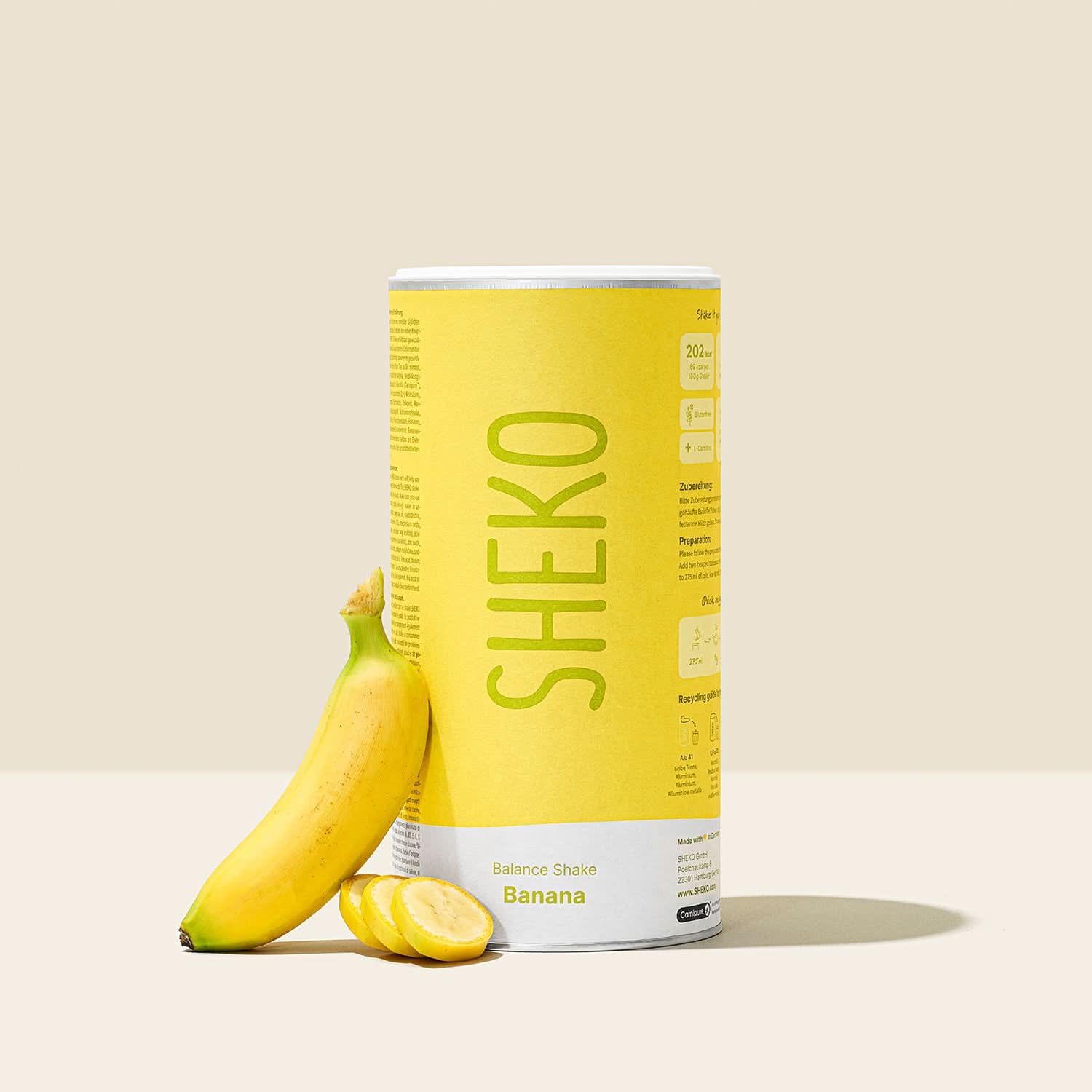Diät Shake Banane für 39,90 CHF kaufen | SHEKO Shop – SHEKO Schweiz